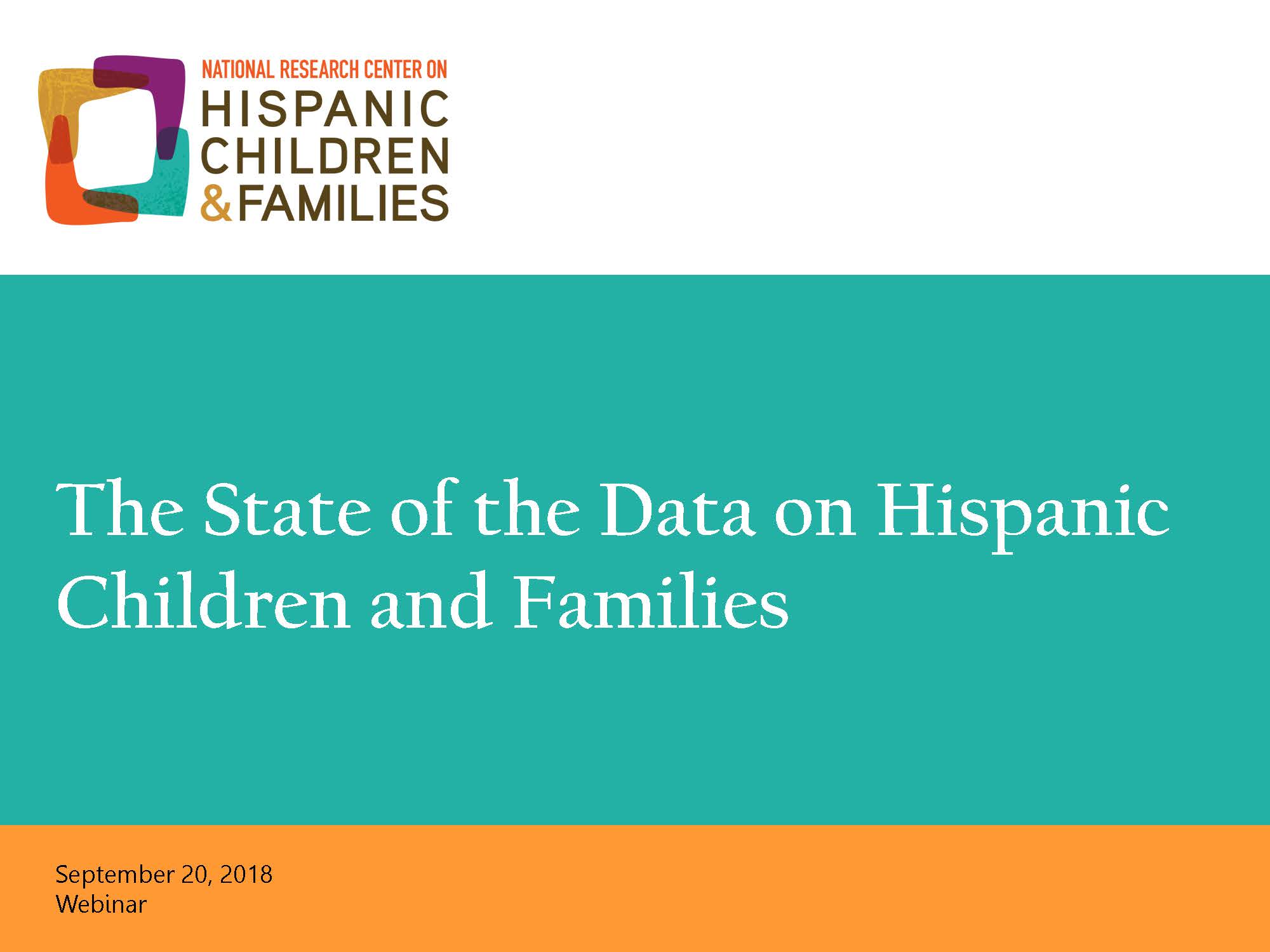 The State of the Data on Hispanic Children and Families: Recording ...