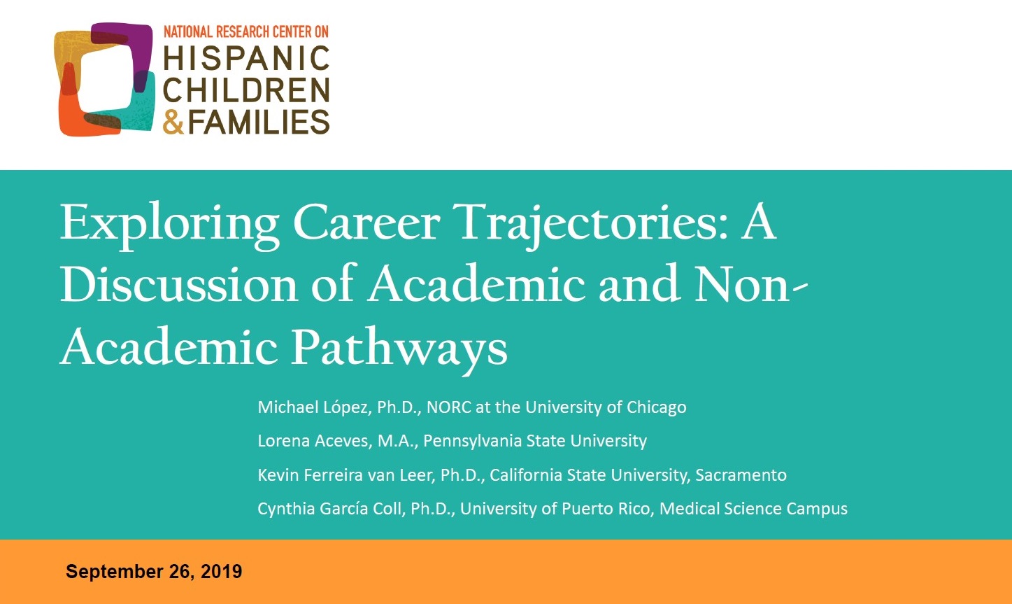 Exploring Career Trajectories Webinar - Hispanic Research Center Exploring Career Trajectories Webinar - Hispanic Research Center